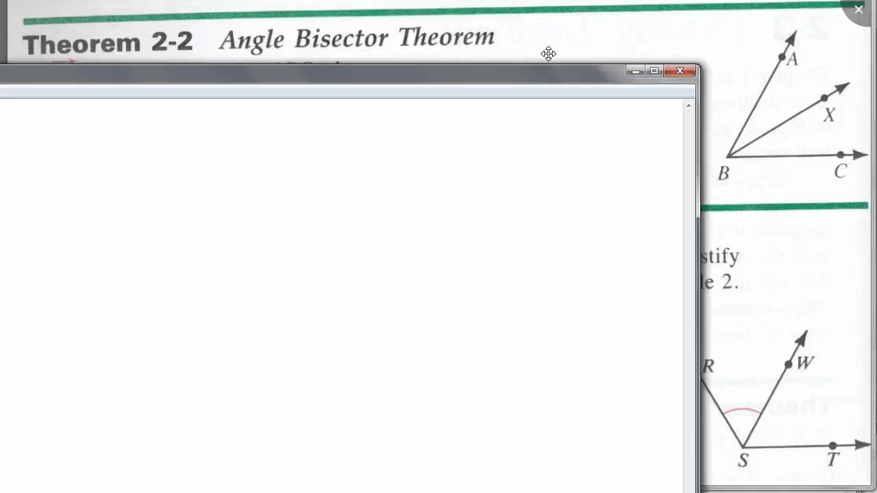 geometry 2.3 proving theorems - YouTube