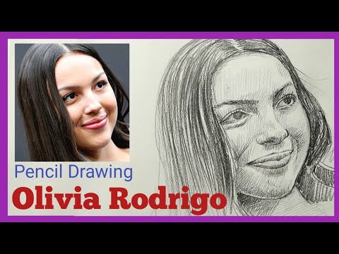 How to draw olivia rodrigo step by step - YouTube