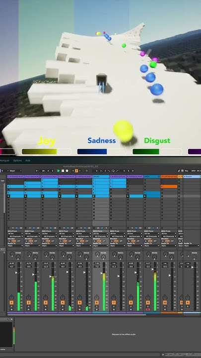 Ableton to Unreal Engine 5 - Second mini game controllable with Ableton Live - Prototype - YouTube