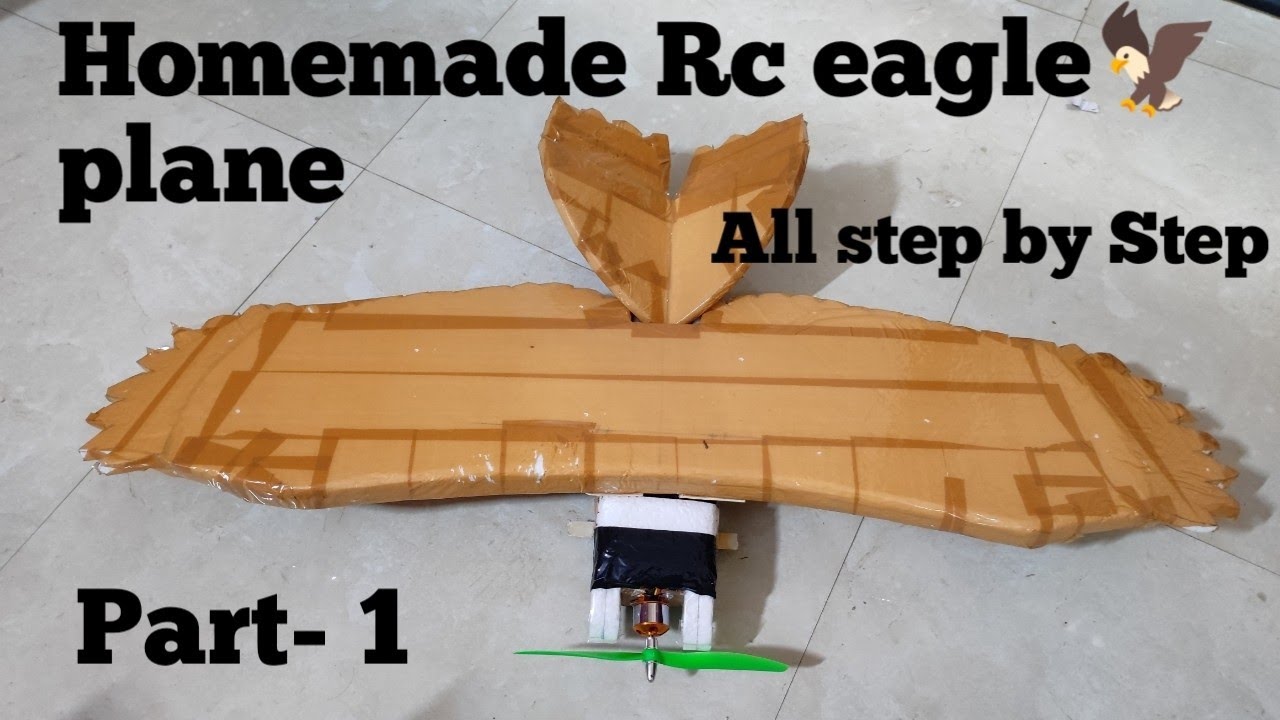 How to make eagle bird rc plane!! #Rc eagle bird plane - YouTube