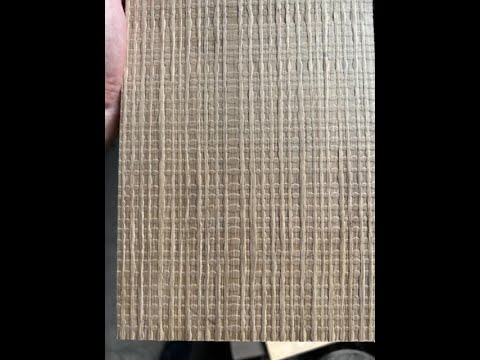 heavy duty embossing machine for MDF - YouTube