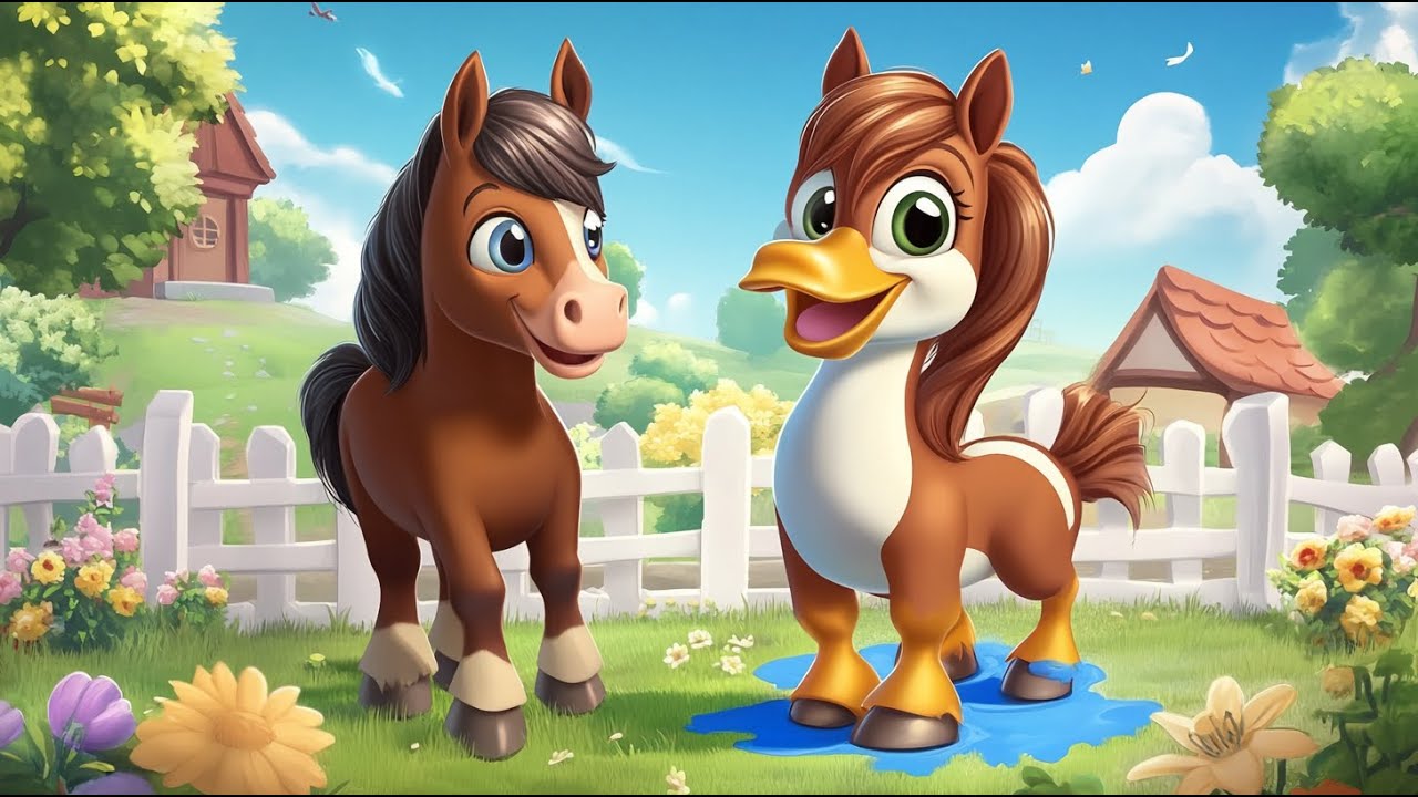 🐴 Neigh Neigh, Brown Horse 🎶 | Learn Animal Sounds, Colors & Rhythm ...