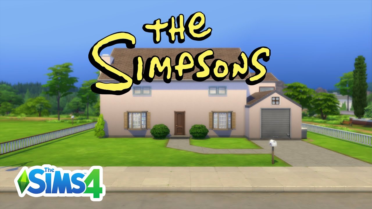 The Simpsons House | The Sims 4 | No CC - YouTube