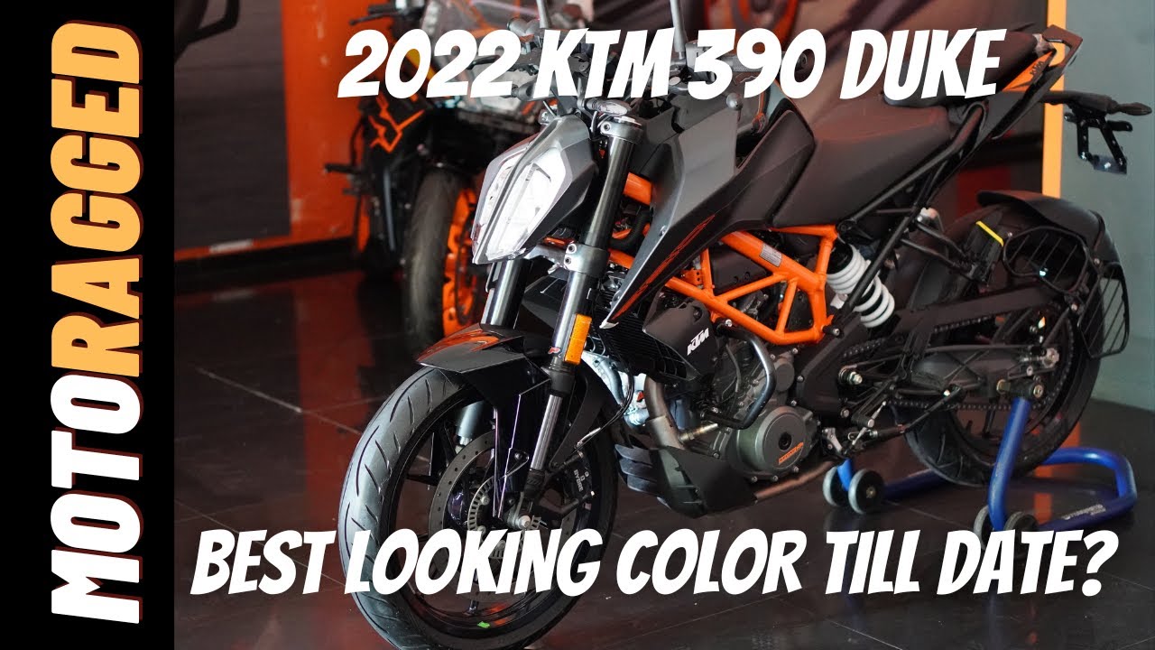 2022 KTM DUKE 390 - BEST COLOR TILL DATE? - DARK GALVANO - YouTube