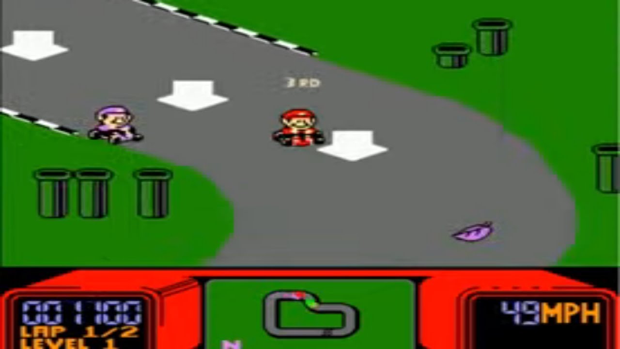 Super Mario Kart (Nes) walkthrough - YouTube