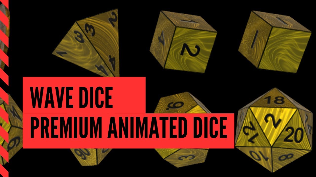 Wave Dice - TheRipper93 Premium Dice (Supporter) Foundry VTT - YouTube