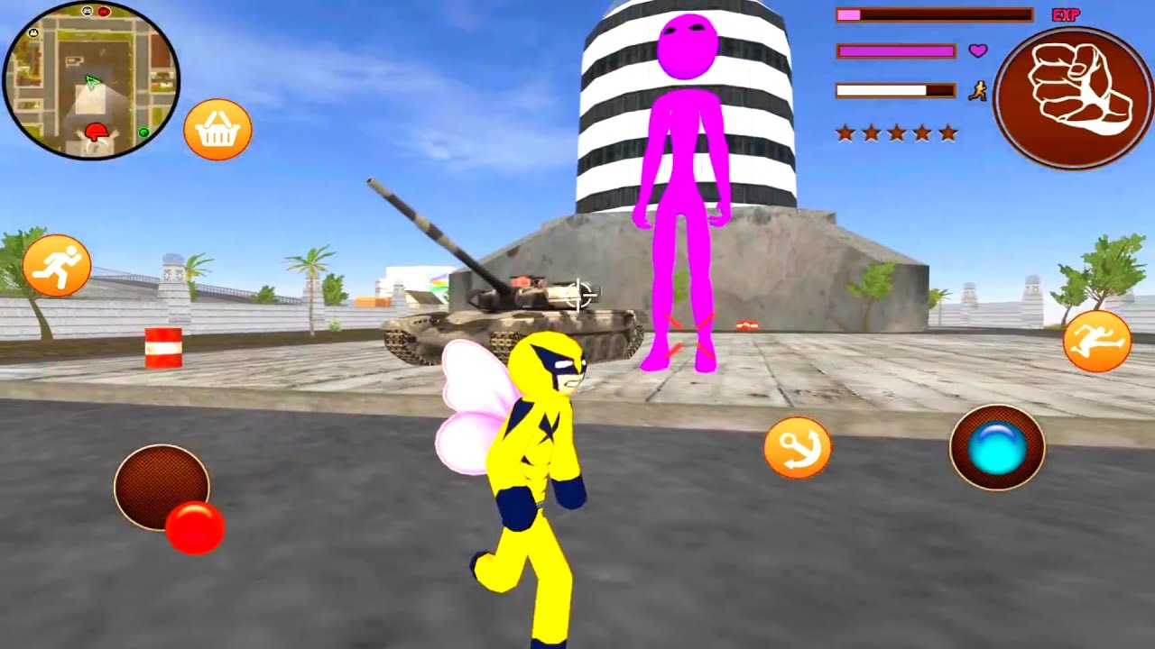 Wolverine Stickman Rope Hero: The Ultimate Action Gameplay! - YouTube