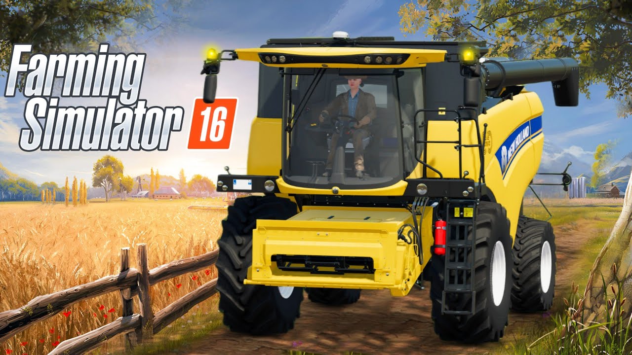 Wheat Harvesting With New Holland Harvester In Fs16 | Fs16 Gameplay ...