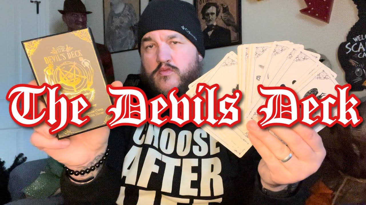 The Devil’s Deck UNBOXING!!! A Ritual Deck For Satanic Enlightenment - YouTube