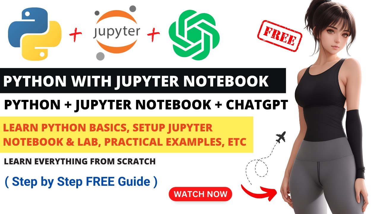 Python Jupyter Notebook Tutorial | Python Tutorial for Beginners | Jupyter Notebook Install ...