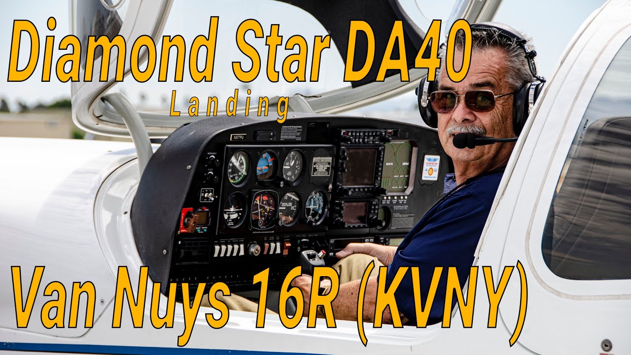 Van Nuys (KVNY) Long Final - RWY 16R - YouTube