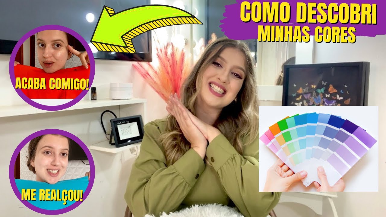 COMO DESCOBRIR AS CORES QUE MAIS COMBINAM COM VOCÊ! TESTE de Análise de ...