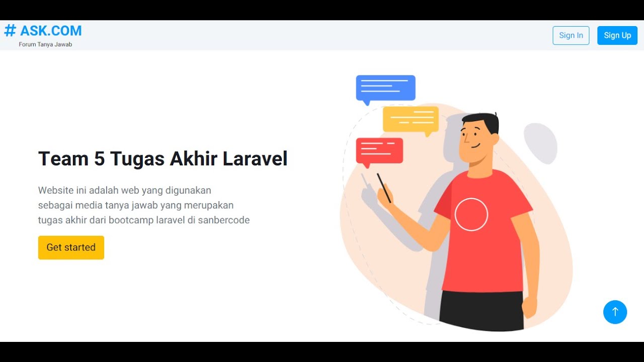 Tugas Akhir Bootcamp Laravel Kelompok 5 - YouTube