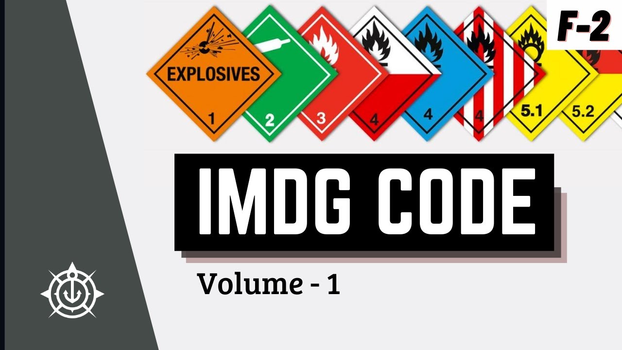 IMDG Code Volume - 1 | 2nd Mate orals F-2 - YouTube