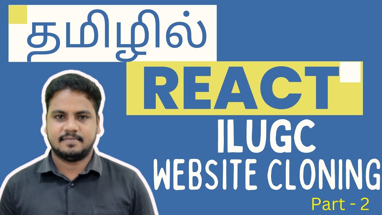React Js In Tamil Full Course Website Re Creation Using Html Css Part 2 Vijayaragavan 9205