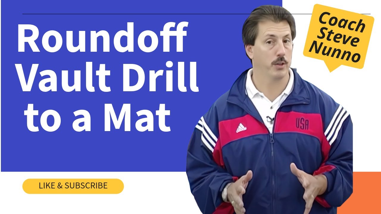 Vault Roundoff Drill - Coach Steve Nunno - YouTube