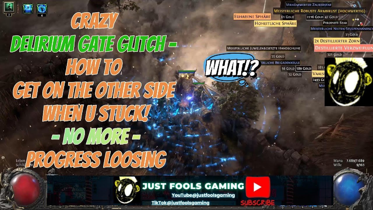 🤓 DELIRIUM GATE GLITCH| Path of Exile 2 | Never loose progress again | This Trick will help you ...