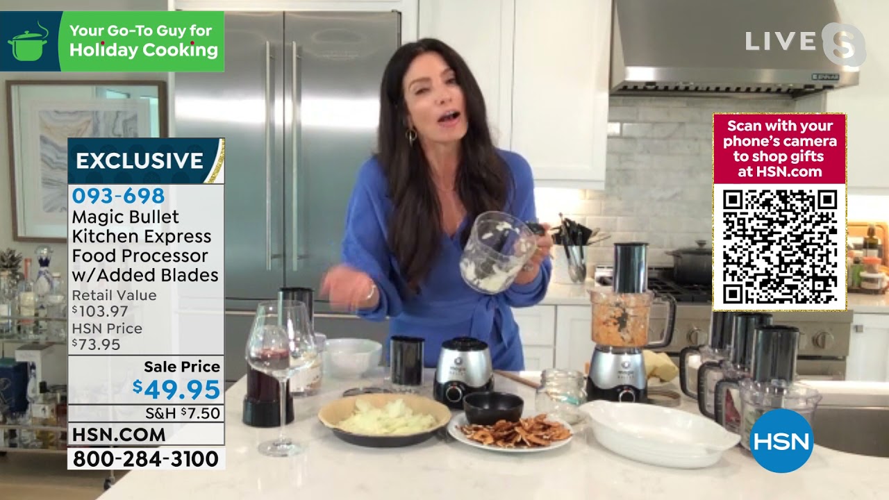 Magic Bullet Kitchen Express Food Processor with Added B... - YouTube