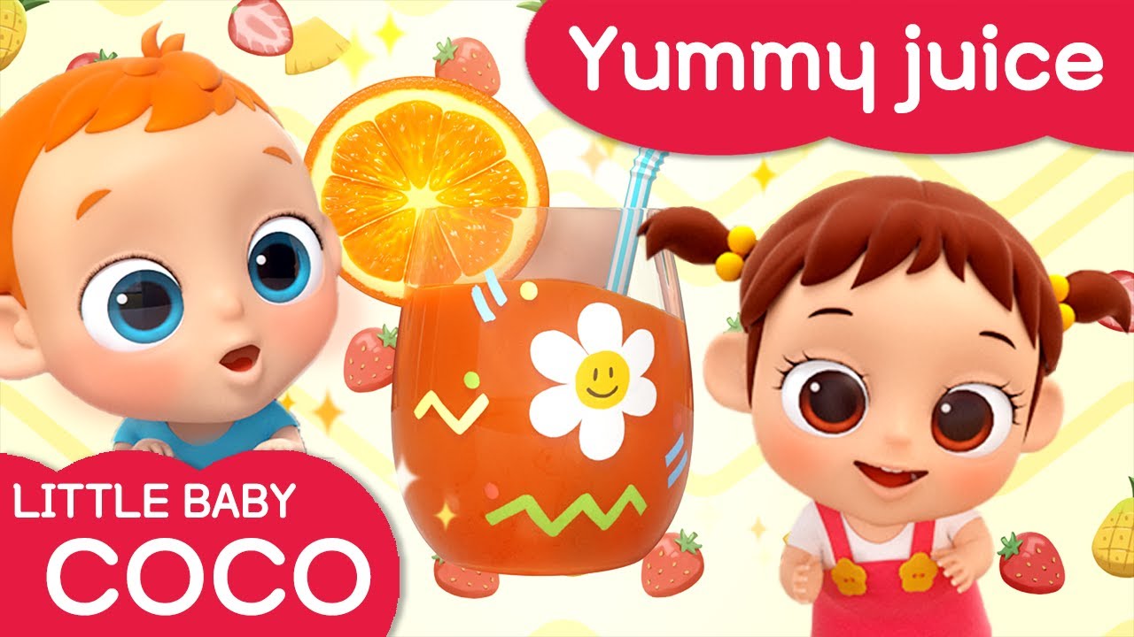 [Littlebaby COCO] 🥤Yummy juice🍹 | Preschool Song🎶 | Colorful🍍 | fruit🍓 ...
