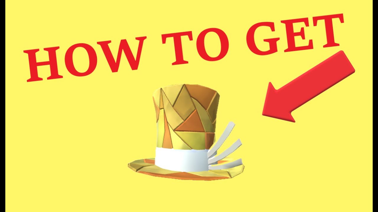 How to Get a FREE GOLDEN TOPHAT in Roblox - YouTube