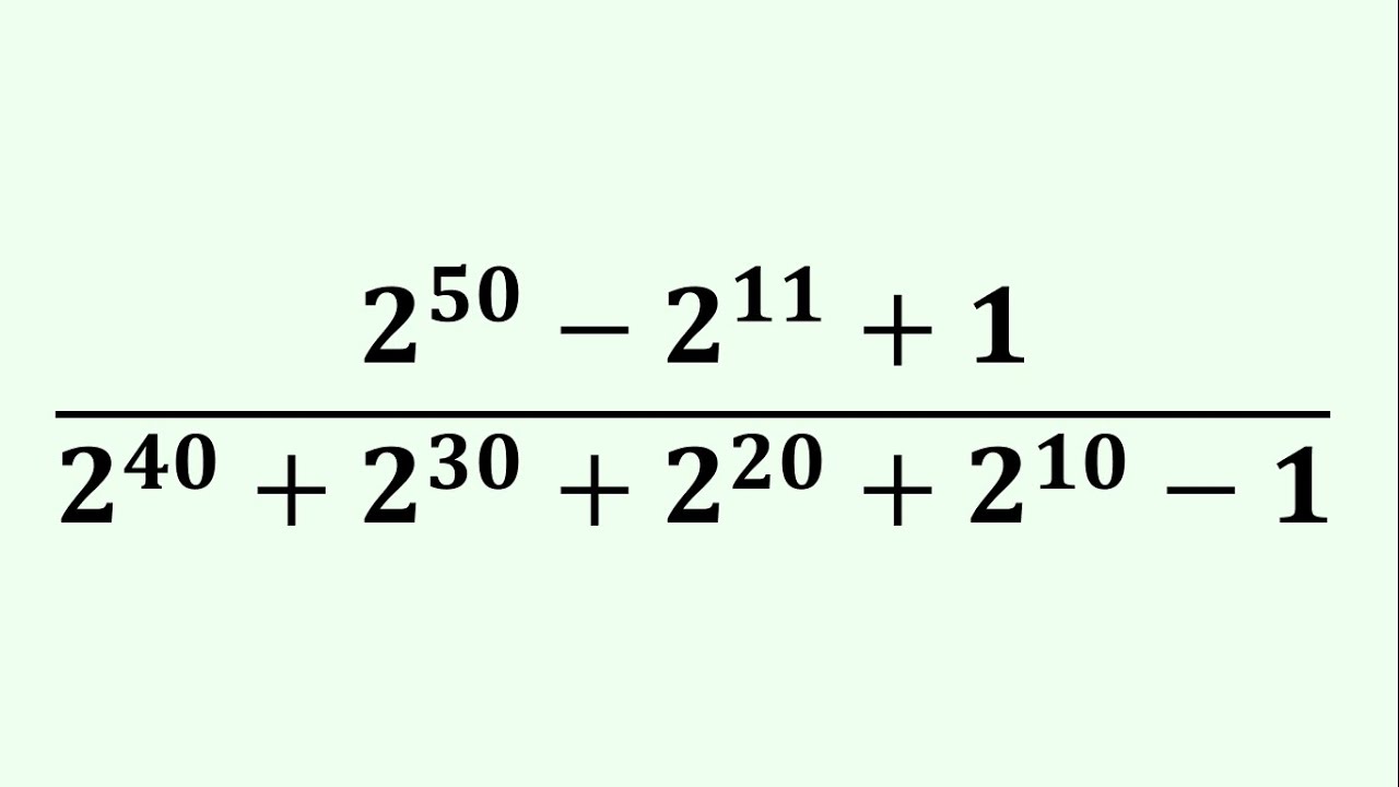 Can You Solve This? Simplification Challenge | Math Olympiad - YouTube