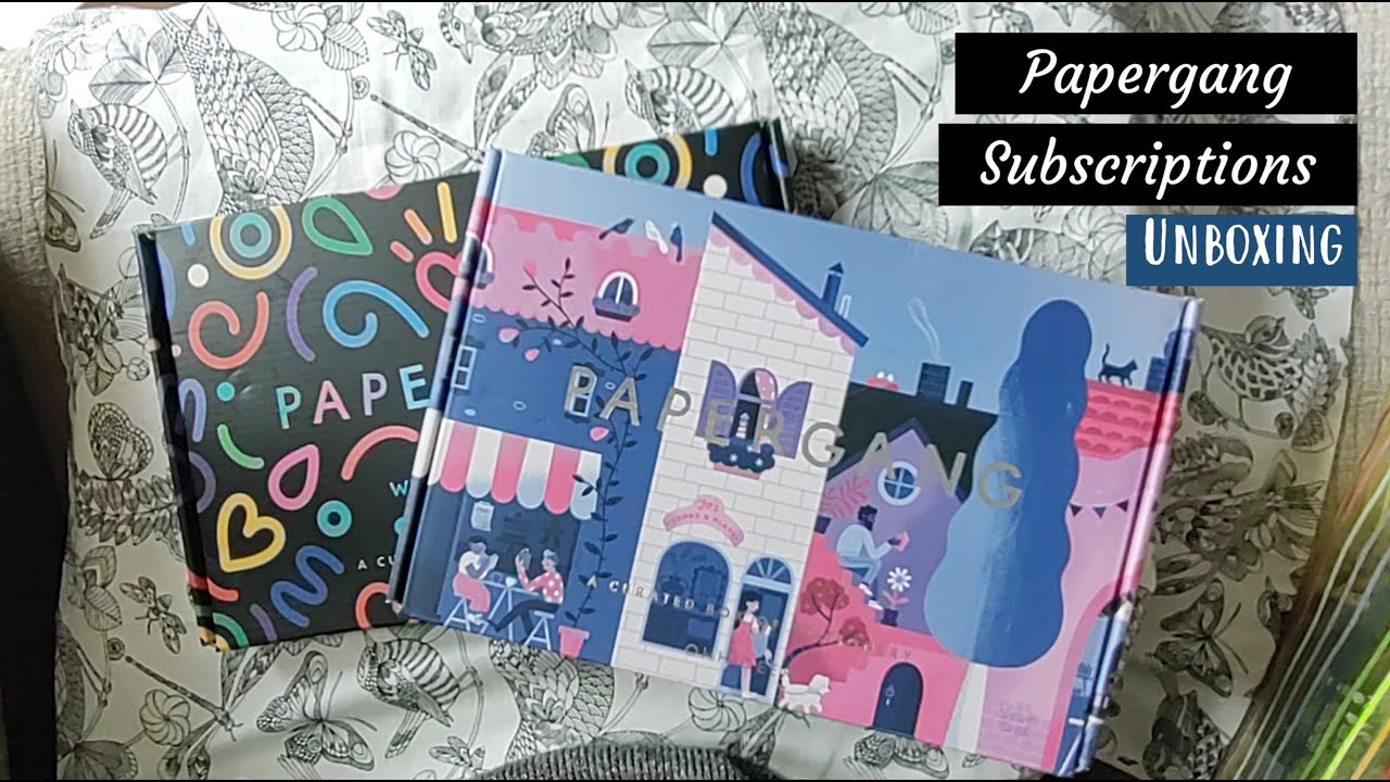 Papergang Subscriptions Unboxing - YouTube