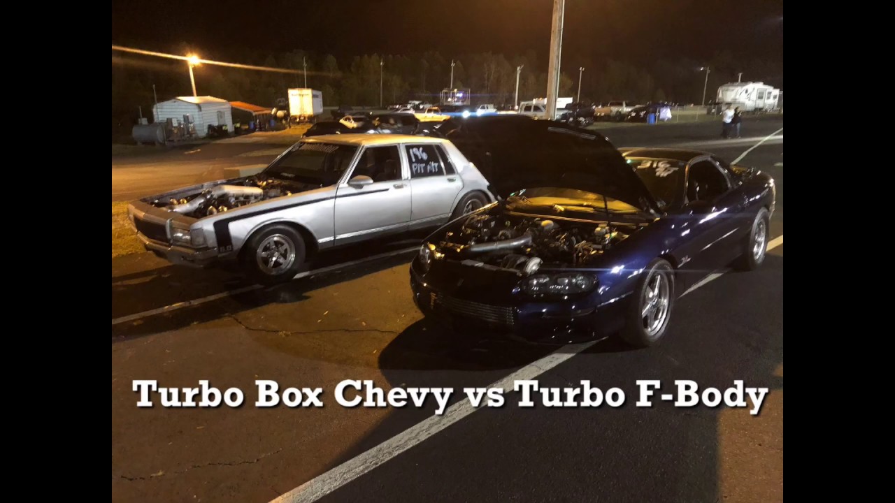 Twinturbo LSX Caprice takes out Turbo LS Camaro - YouTube