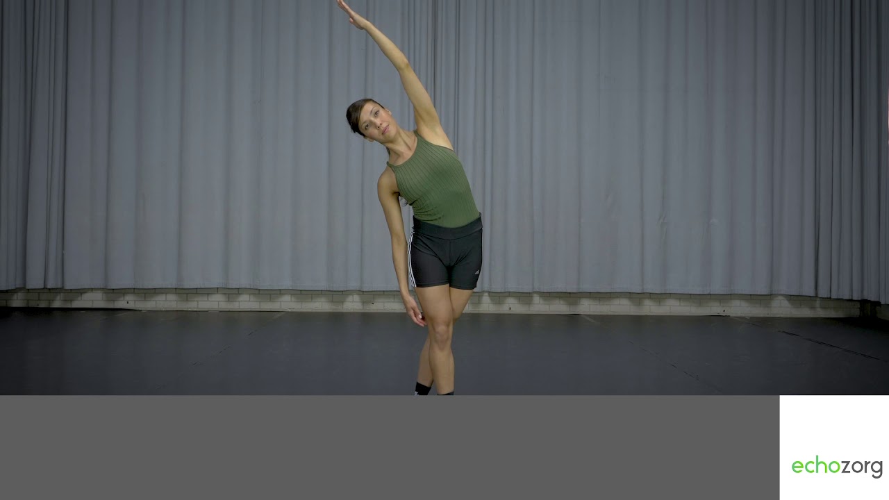 Slijmbeursontsteking heup: Rekoefening rompspieren (links) #1 - YouTube