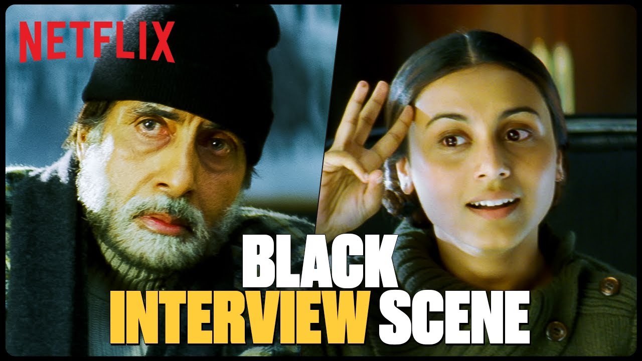 Rani Mukerji TOUCHING Interview Scene In #Black Feat. Amitabh Bachchan ...