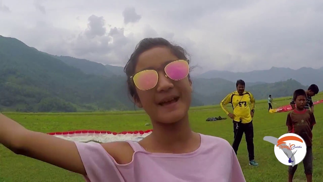 Paragliding in Pokhara | Baby Paragliding | Flying Buddha Paragliding ...