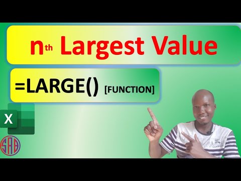 Master the LARGE Function in Excel - The Ultimate Guide - YouTube