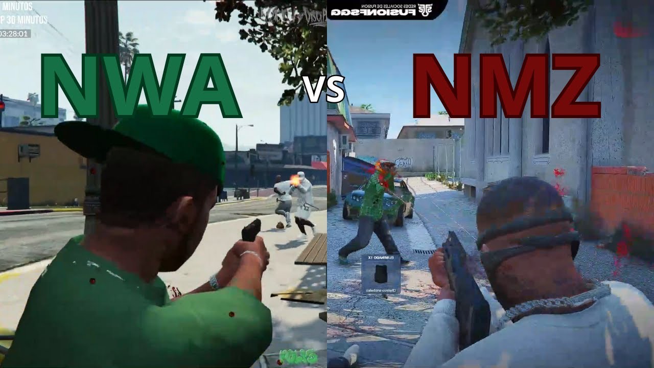NWA VS NMZ - BARRIOS BAJOS - DOVUX LIFE - YouTube