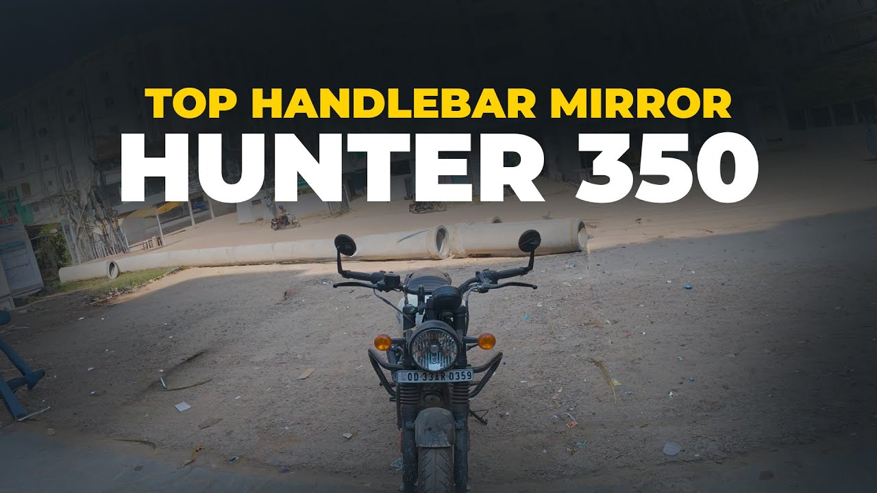 Installing a Handlebar Mirror on My Hunter 350 🚀 - YouTube