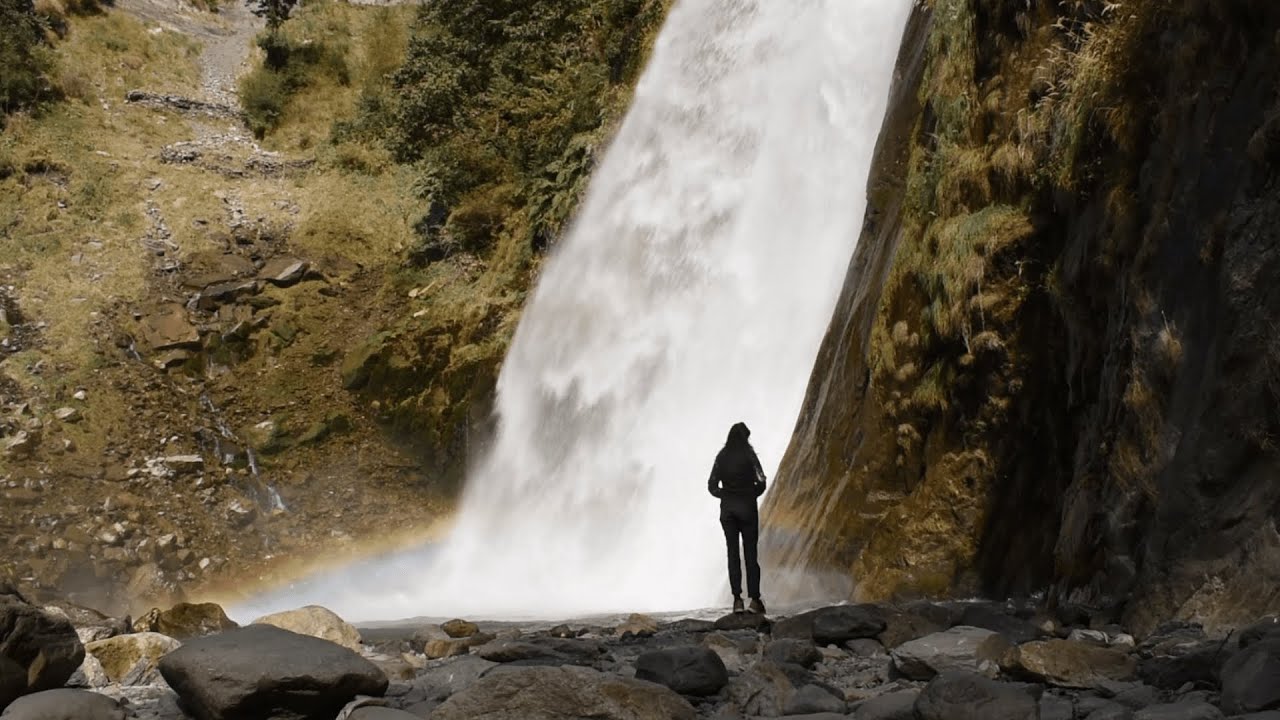 Cham waterfall Kashmir - YouTube