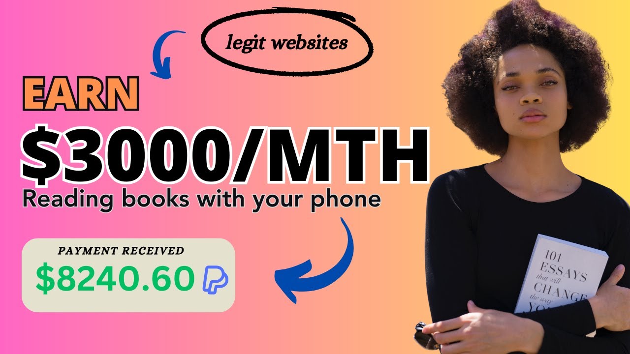 These Three (3) Websites will pay you $3000 every Month to Read Books ...