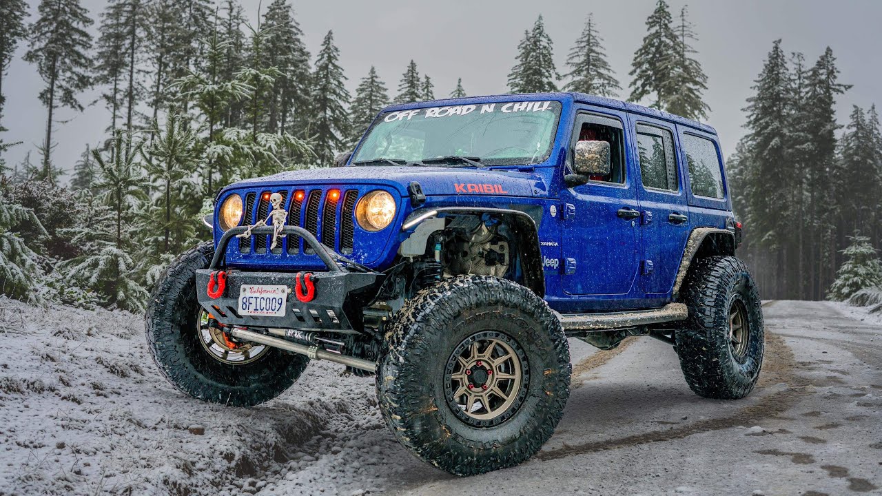 Jeep Wrangler JL on 40s - YouTube