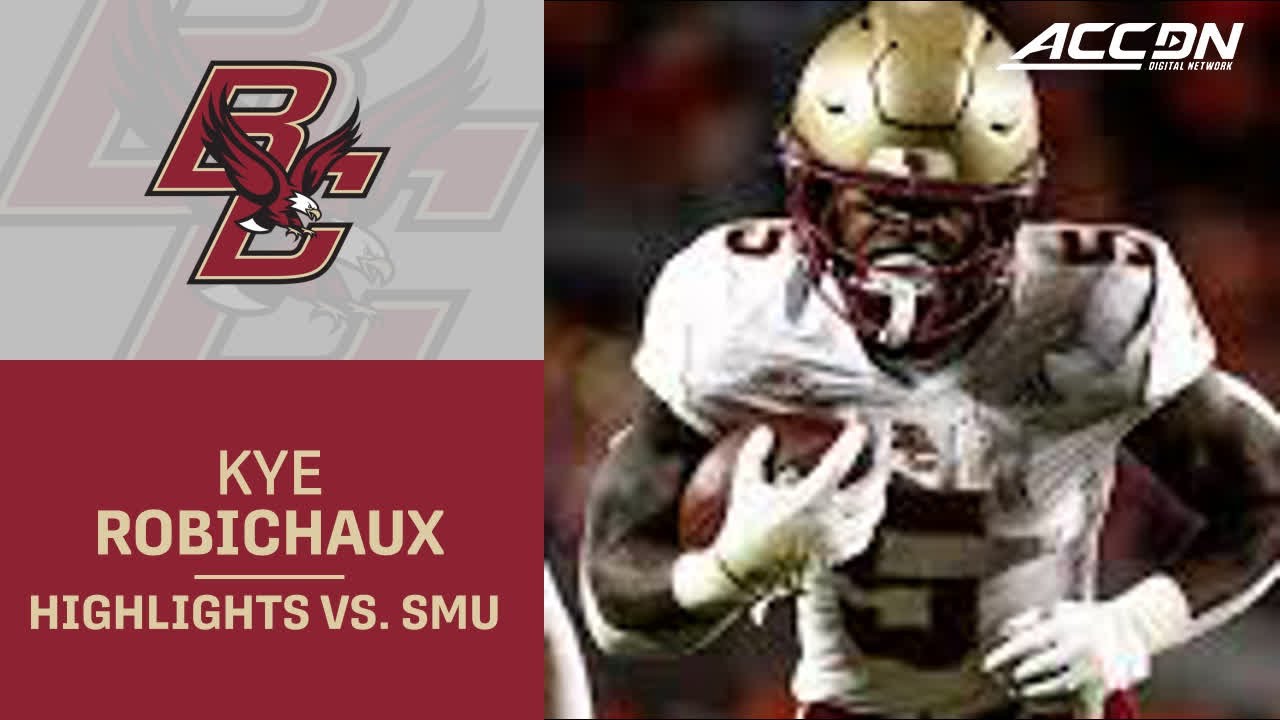 Boston College RB Kye Robichaux Scores Twice - YouTube