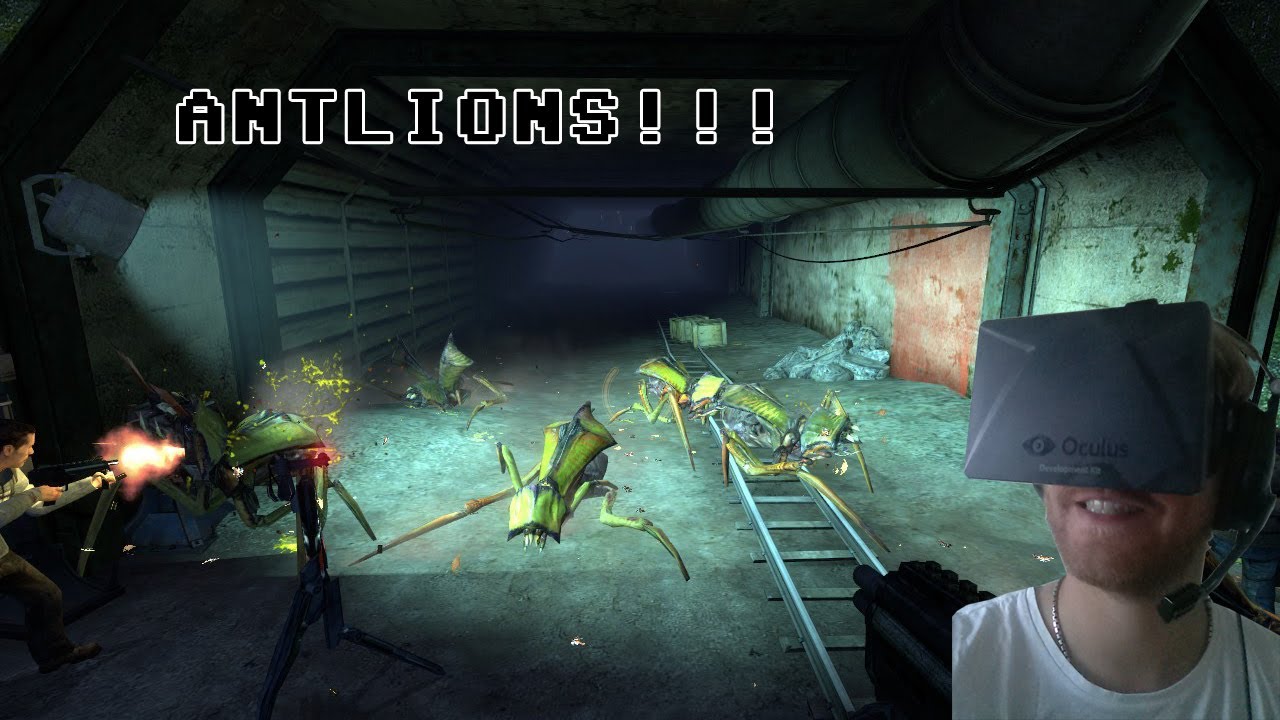 Half Life 2: Episode 2 - Oculus Rift - EP3 (Antlions!!!) - YouTube