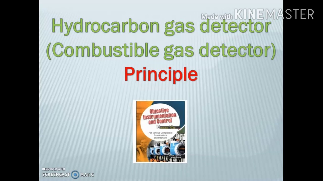 Hydrocarbon gas detector principal - YouTube