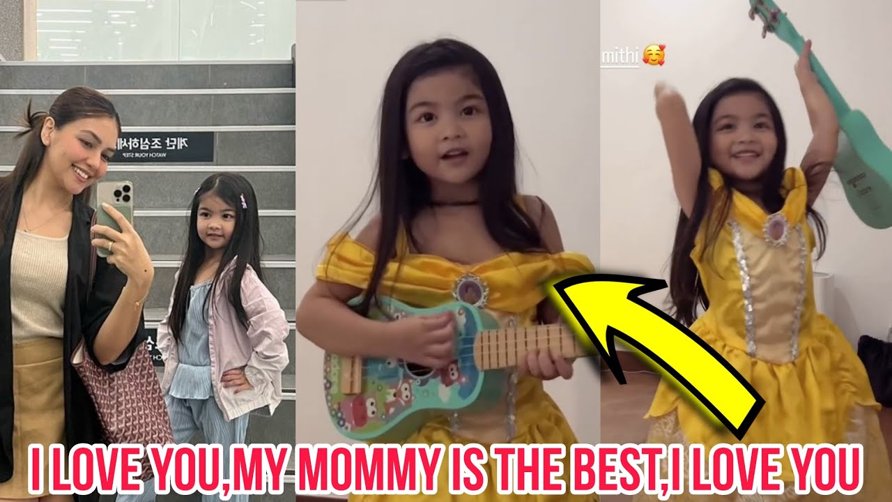 Anak ni Carlo Aquino na si Enola Mithi Kinantahan ang Mommy Trina ...