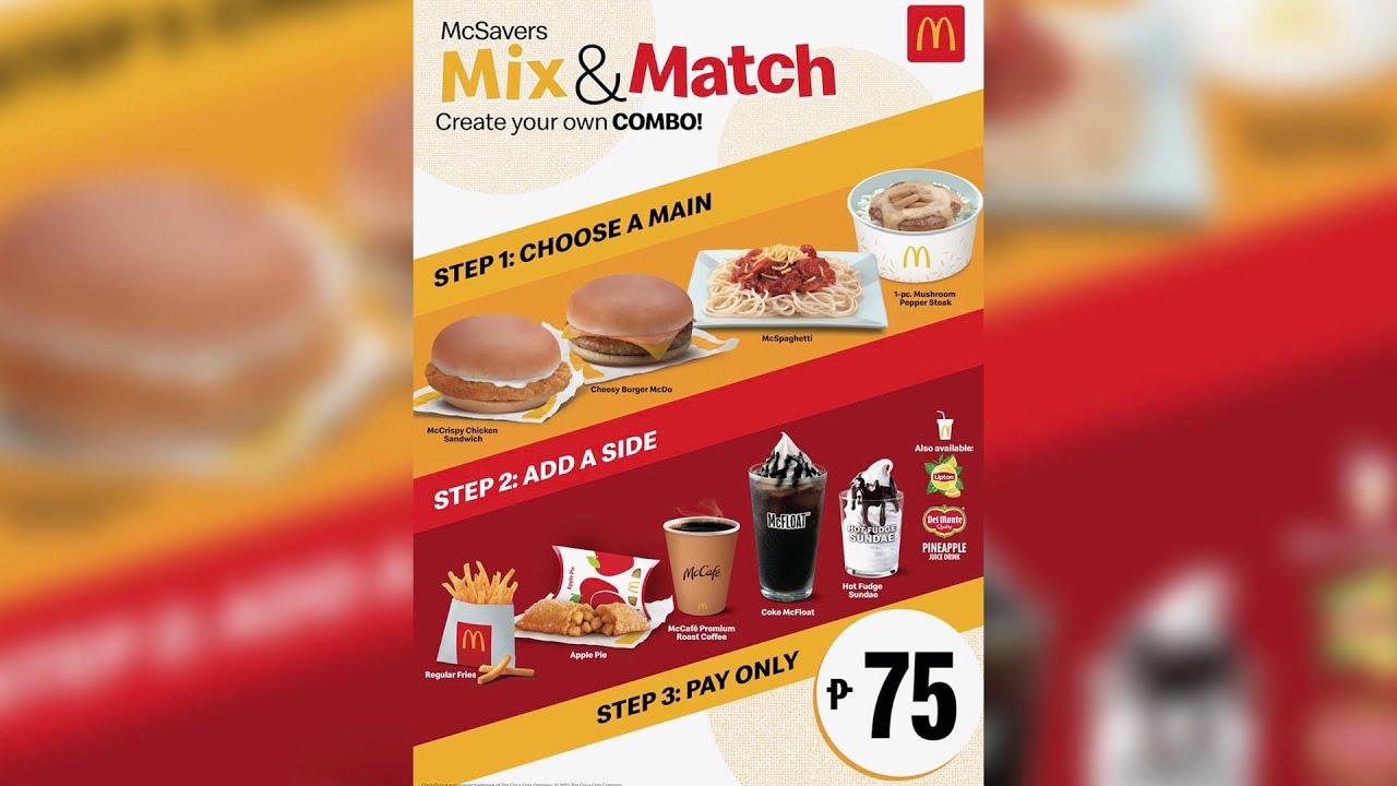 75 Pesos only! McSavers Mix & Match #shorts - YouTube