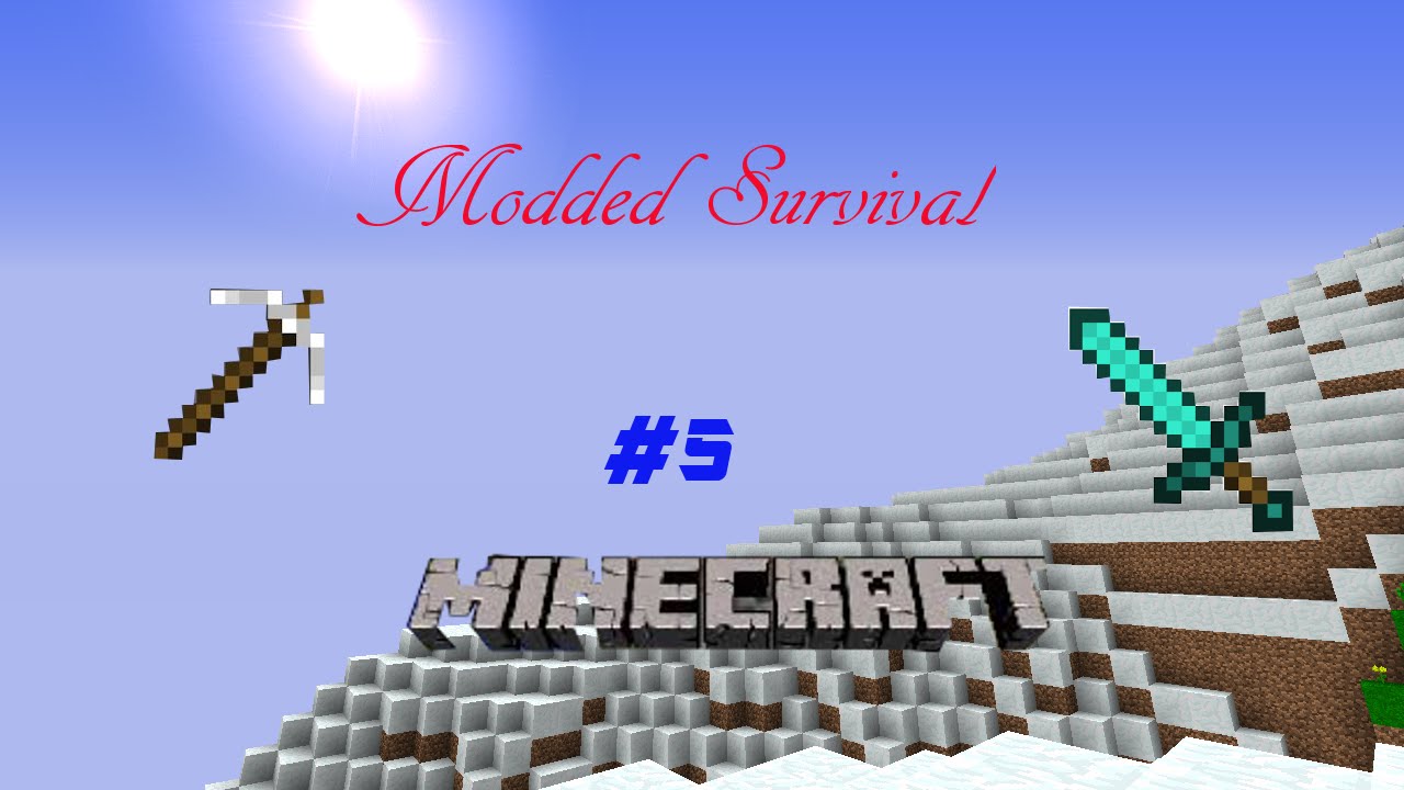 Minecraft:Modded survival -- LongSword -- #5 - YouTube