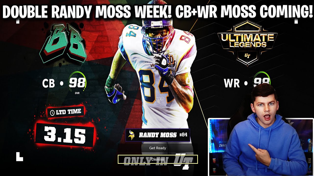 DOUBLE MOSS WEEK! CB RANDY MOSS AND WR RANDY MOSS COMING! | MADDEN 22 ...