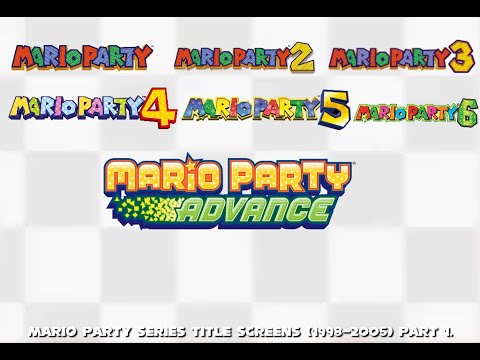 Mario Party series title screens evolution (1998-2005) Part 1. - YouTube