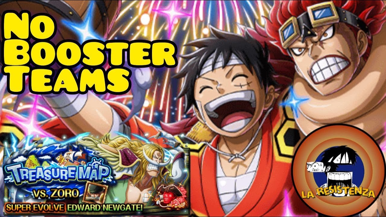 [OPTC] Treasure Map vs. Zoro - NO BOOSTERS SPEED TEAMS - YouTube