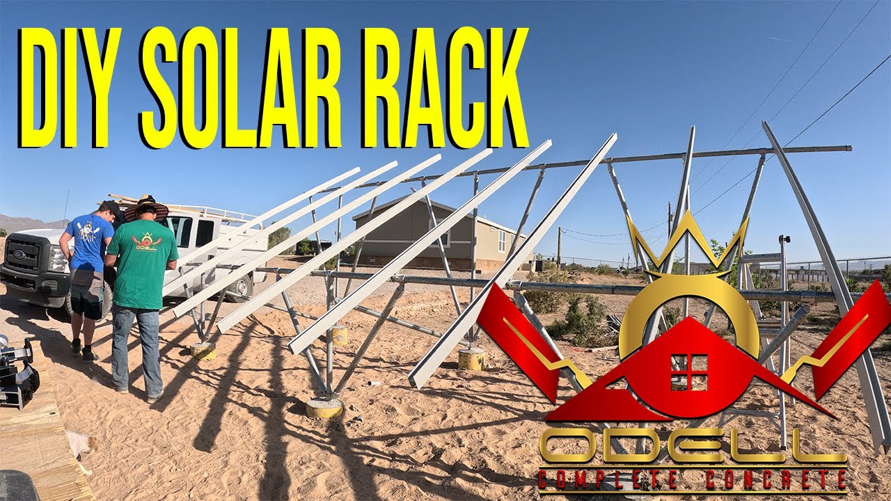 (DIY) Solar Ground Mount Installation, with Permits. - YouTube
