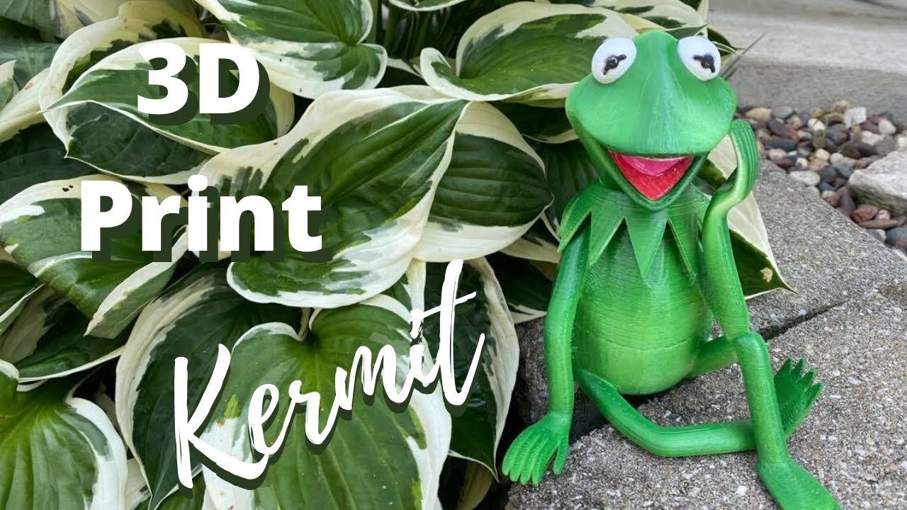 How to 3D Print Kermit the Frog - Tutorial, Settings, Time Lapse, - YouTube
