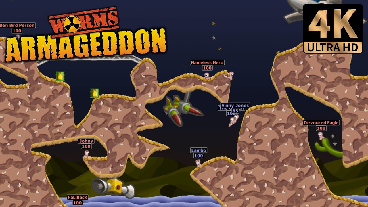 Worms Armageddon | Deathmatch 1 - Absolute beginner | PC 4K - YouTube