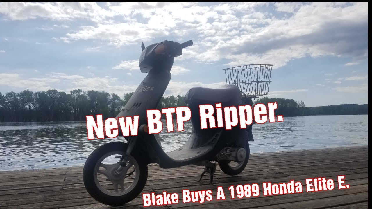 We pick up a solid Honda Elite E 50 49cc scooter/moped Cheap! Buy it ...