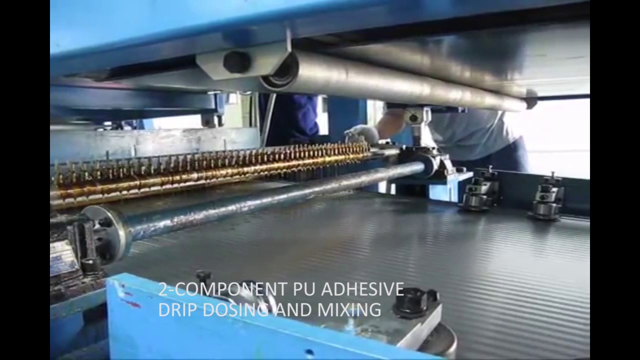 Continuous Steel Faced Panel Lamination - YouTube